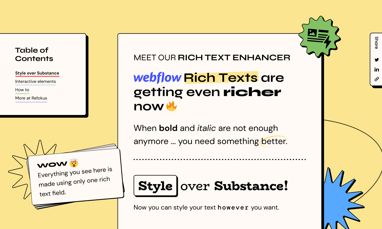 Rich Text Enhancer
